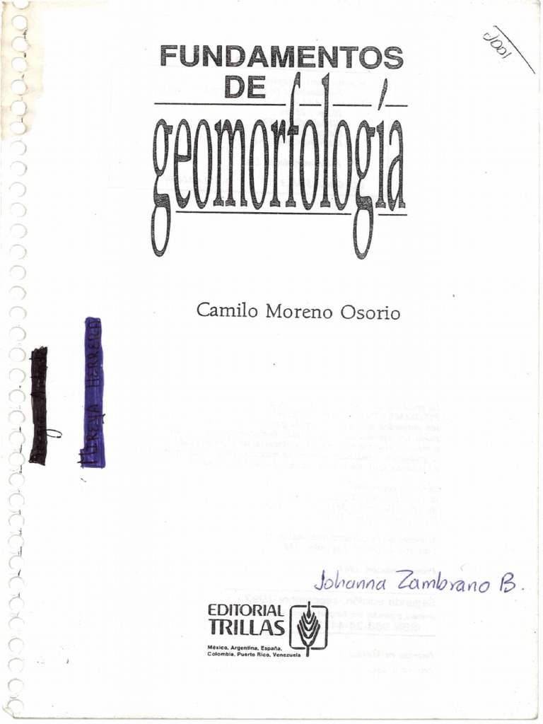Fundamentos de Geomorfologia - Moreno Osorio | PDF | Roca ígnea | Roca ...