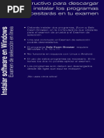 Instructivo - Instalación - Safe Exam Browser - Evaluación de Suficiencia 2024 | PDF | Ventana ...