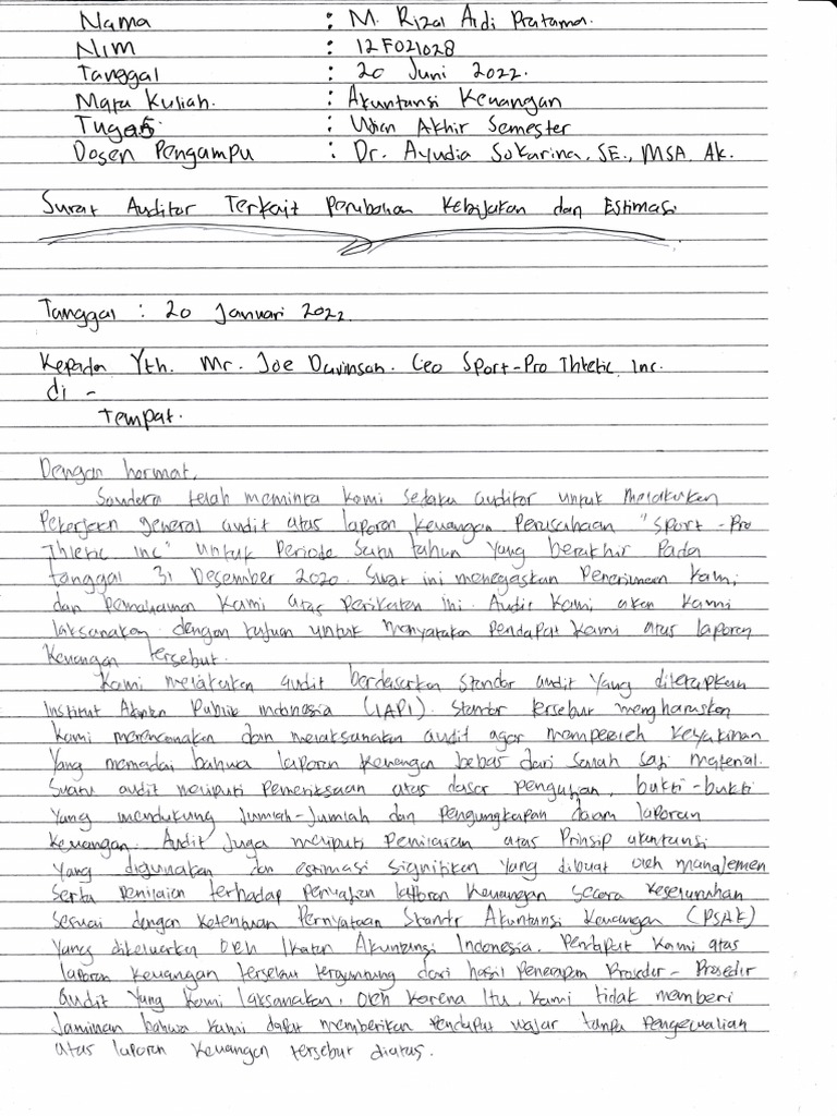 Uas - 12F021028 - M. Rizal Aldi Pratama | PDF