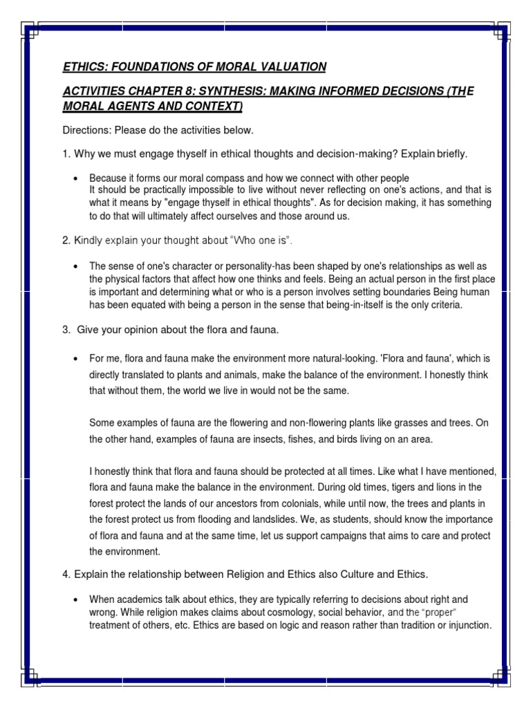 Ethics: Foundations of Moral Valuation | PDF | Organ Transplantation | Reason