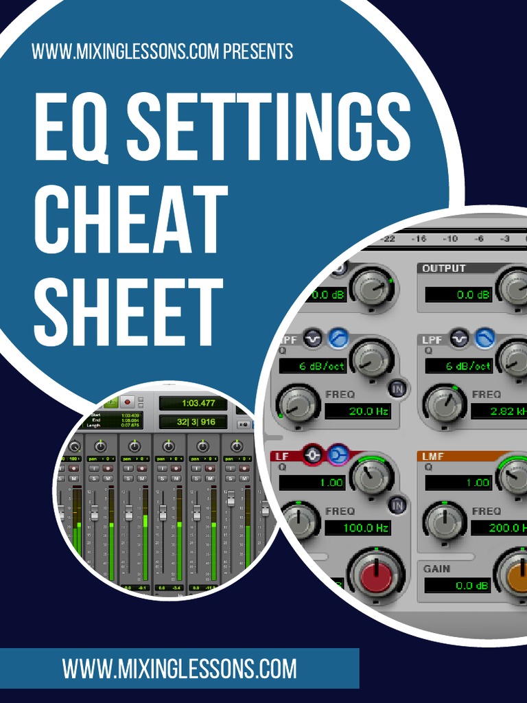 EQ Cheat Sheet | PDF | Equalization (Audio) | Musical Instruments