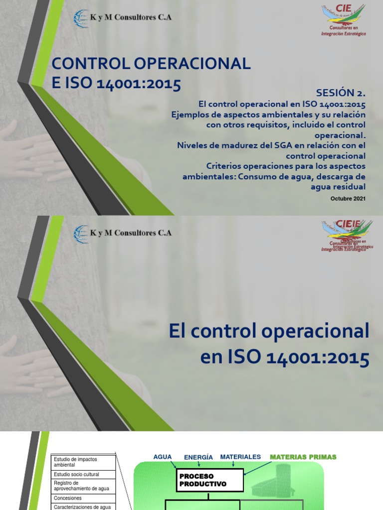 Control Operacional en ISO 14001:2015 | PDF | Aguas residuales | Agua