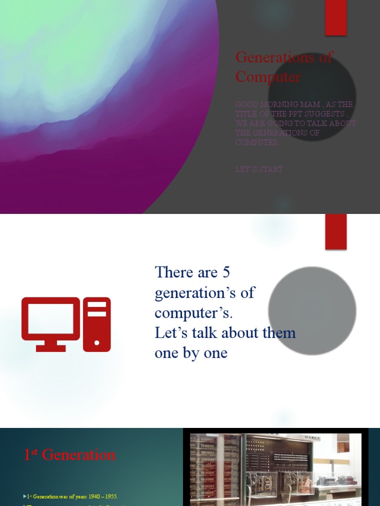 Generations of Computer | PDF | Technology & Engineering