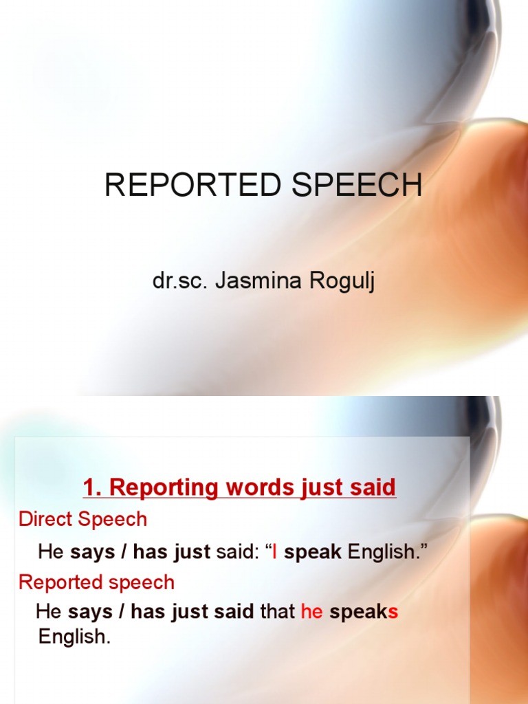 Unit 10 Reported Speech | PDF