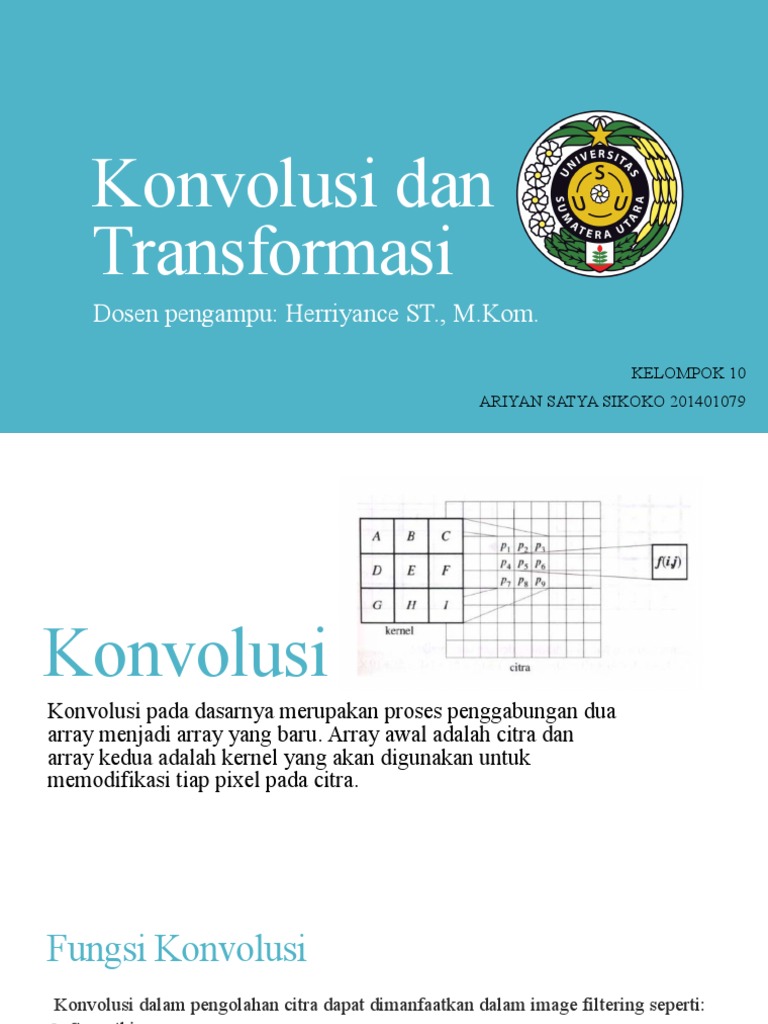 Konvolusi Dan Transformasi | PDF