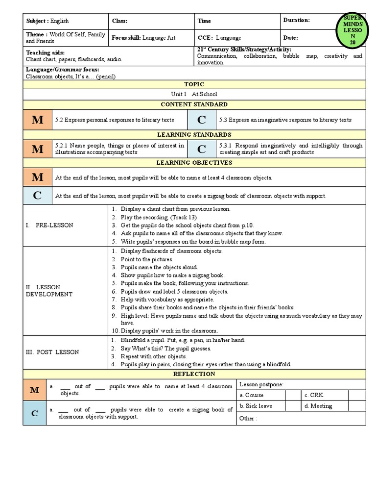 Lesson 20 | PDF | Learning | Cognition