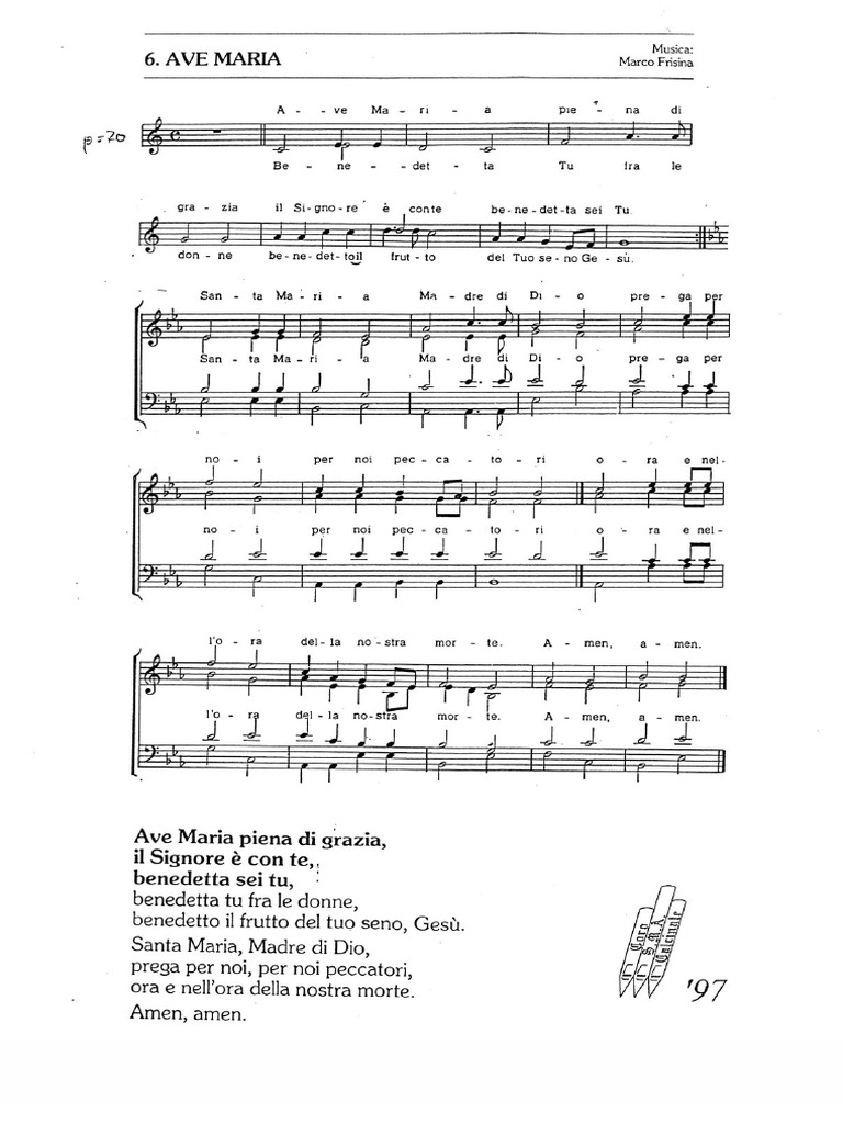 022 Ave Maria Frisina | PDF