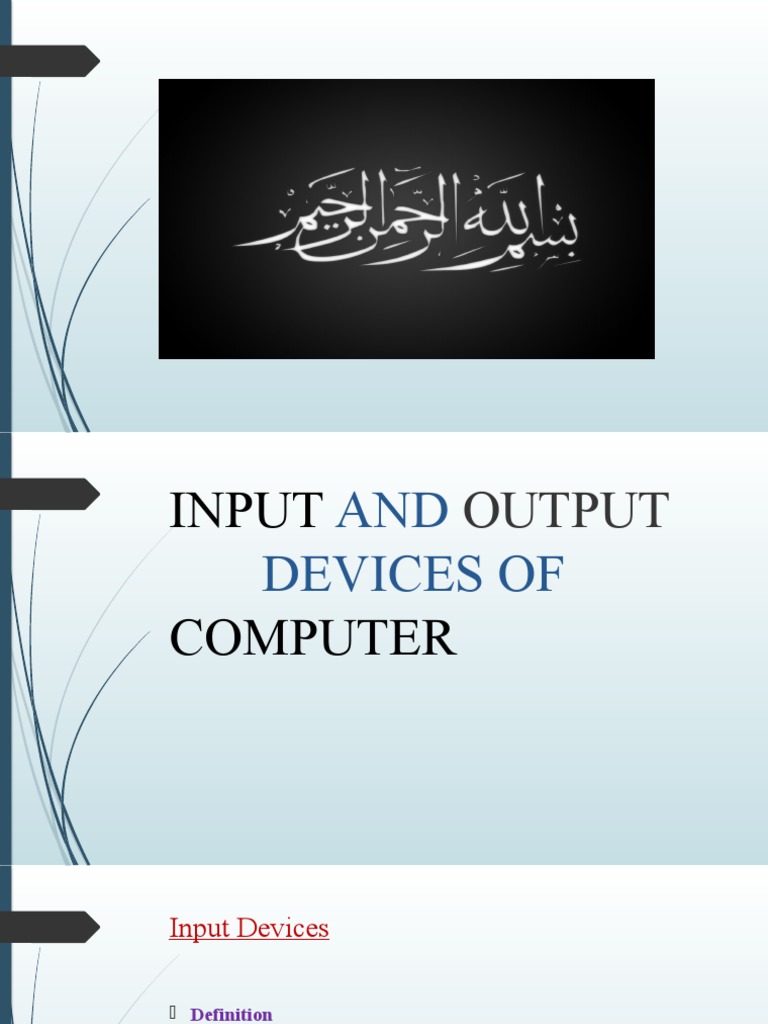 Input and Out Put Devices | Download Free PDF | Printer (Computing) | Computing