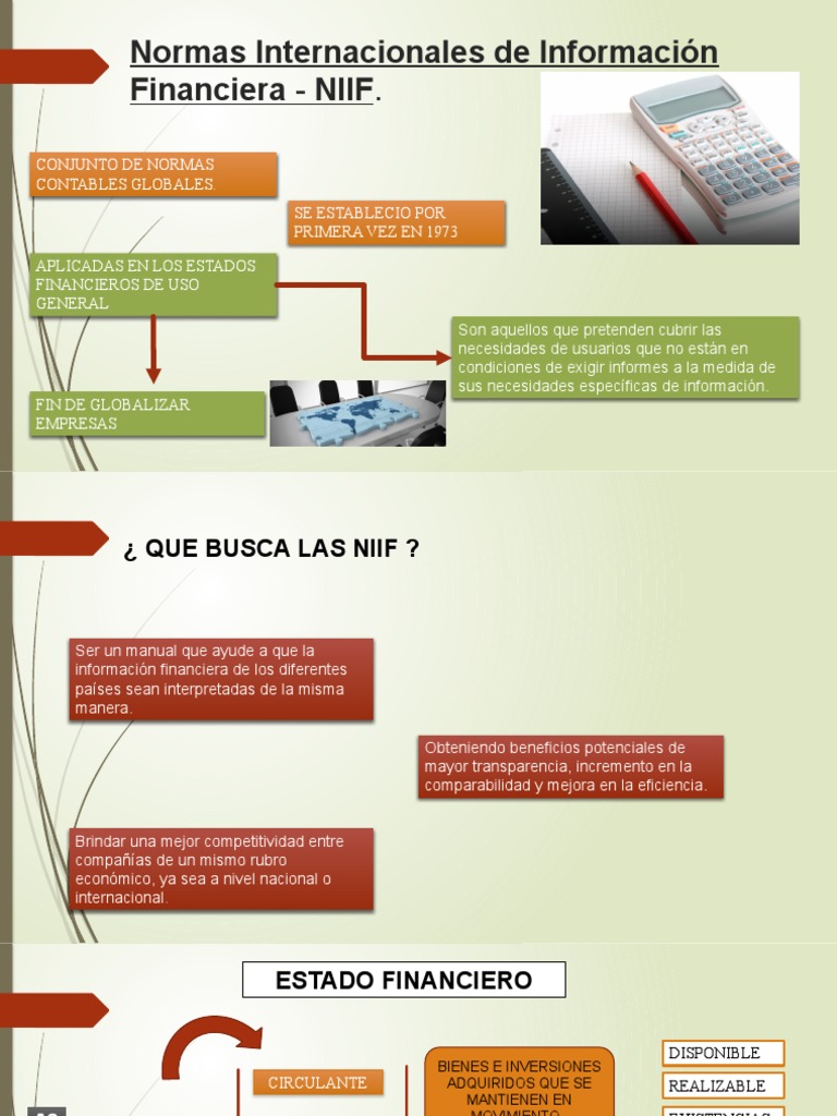 Normas Internacionales de Información Financiera - NIIF | PDF | Business | normas ...