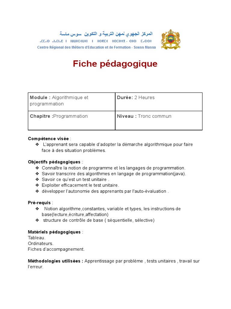 Introduction à la programmation Java | PDF | Langage de programmation ...