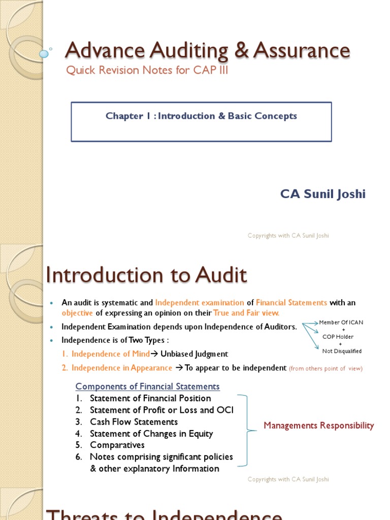 Chapter 1 Basics | PDF | Audit | Financial Audit