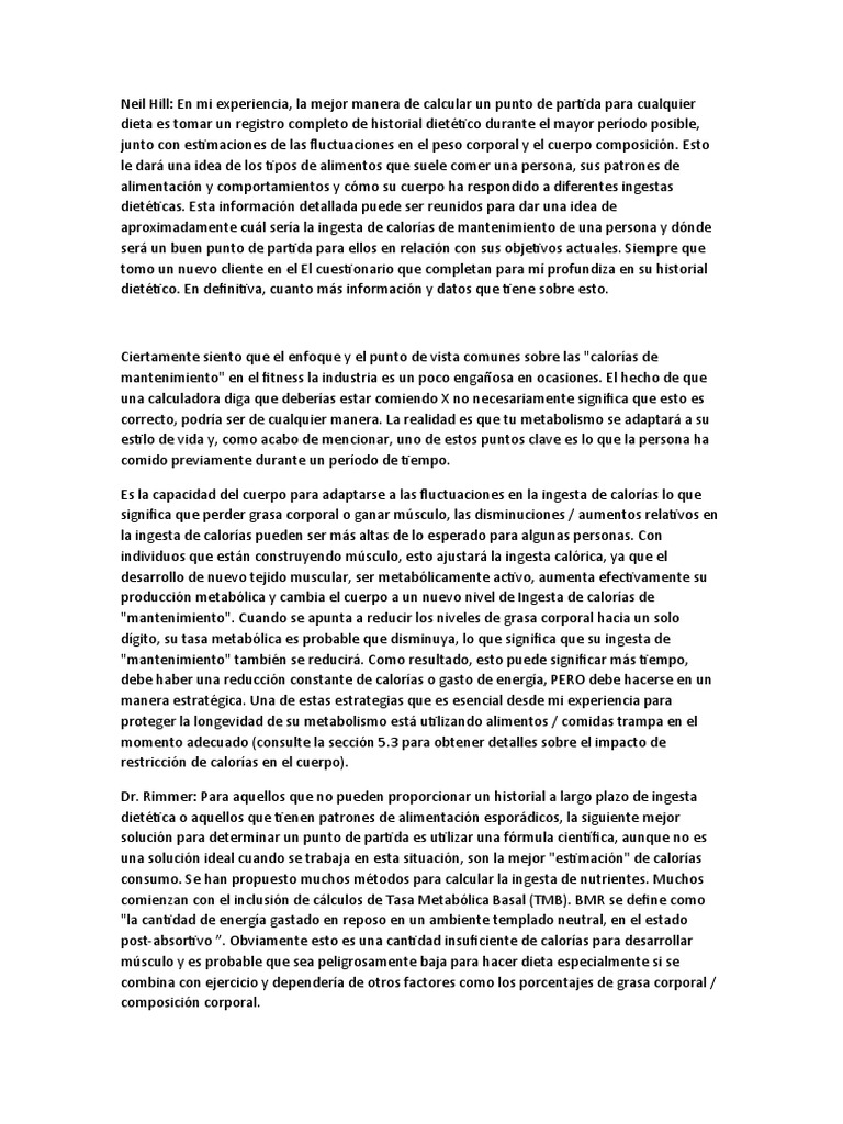 Neil Hill 2 | PDF | Dieta | Alimentos