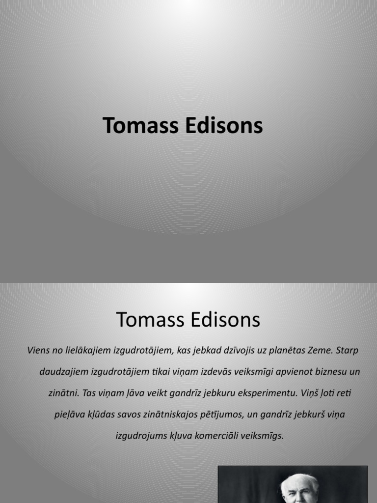 Tomass Edinsons | PDF