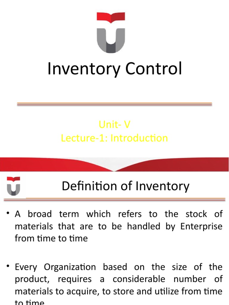 Inventory Control Basics and Strategies | PDF | Inventory | Supply ...