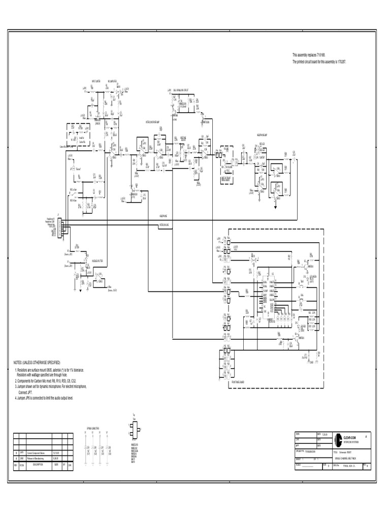 Schematic rs501 | PDF | Amplifier | Information And Communications ...