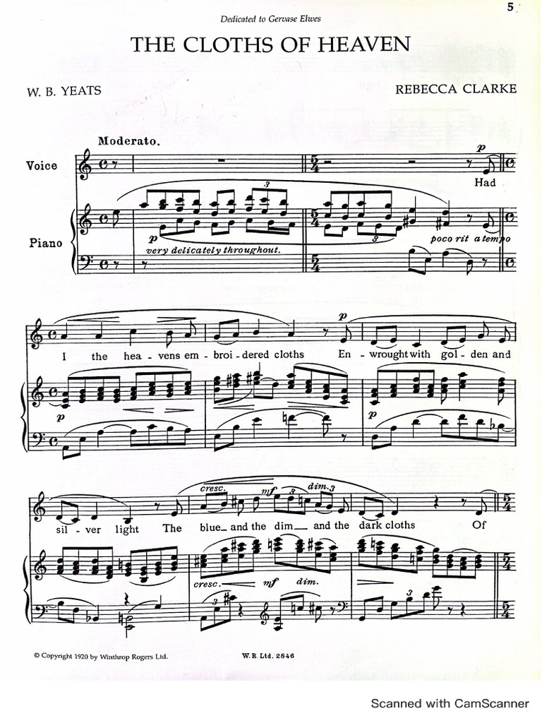 The Cloths of Heaven | PDF