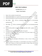 Class10 LCM HCF Word Problems | PDF