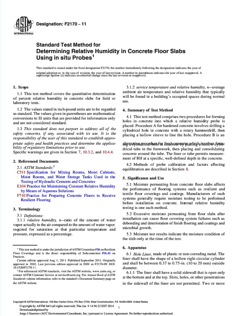 Astm f2170 | PDF