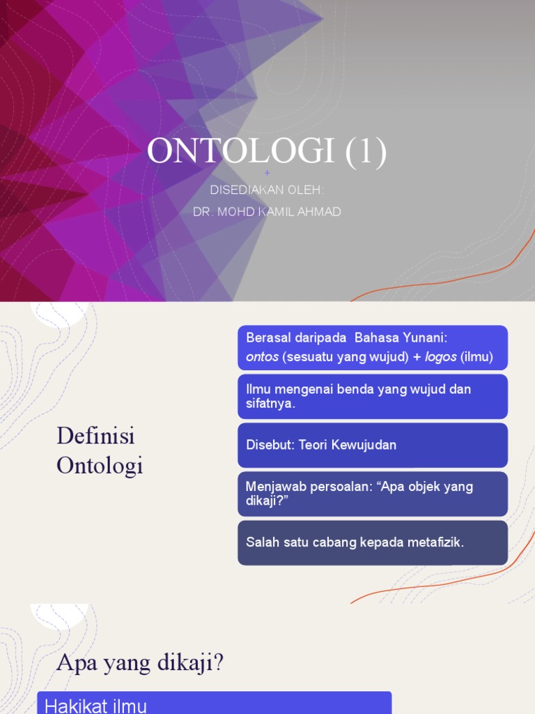 T3 Ontologi | PDF