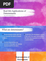 Uses and Application of Matrix in Real Life | PDF | Matrix (Mathematics ...