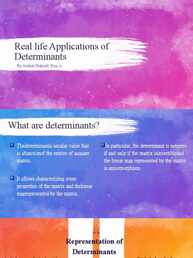 Aniket Prakash Maths PPT HW | Download Free PDF | Matrix (Mathematics ...