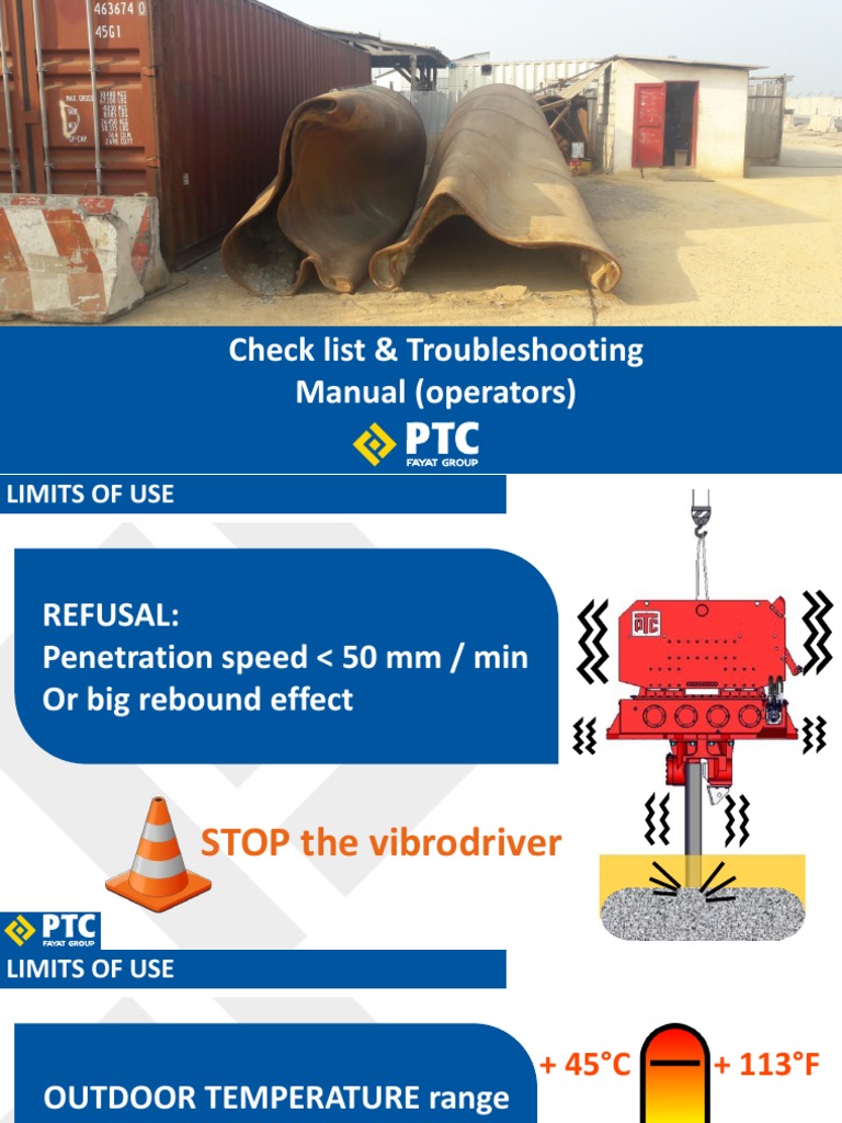 PTC-check List (Opeators) | PDF | Mechanical Engineering | Manufactured ...