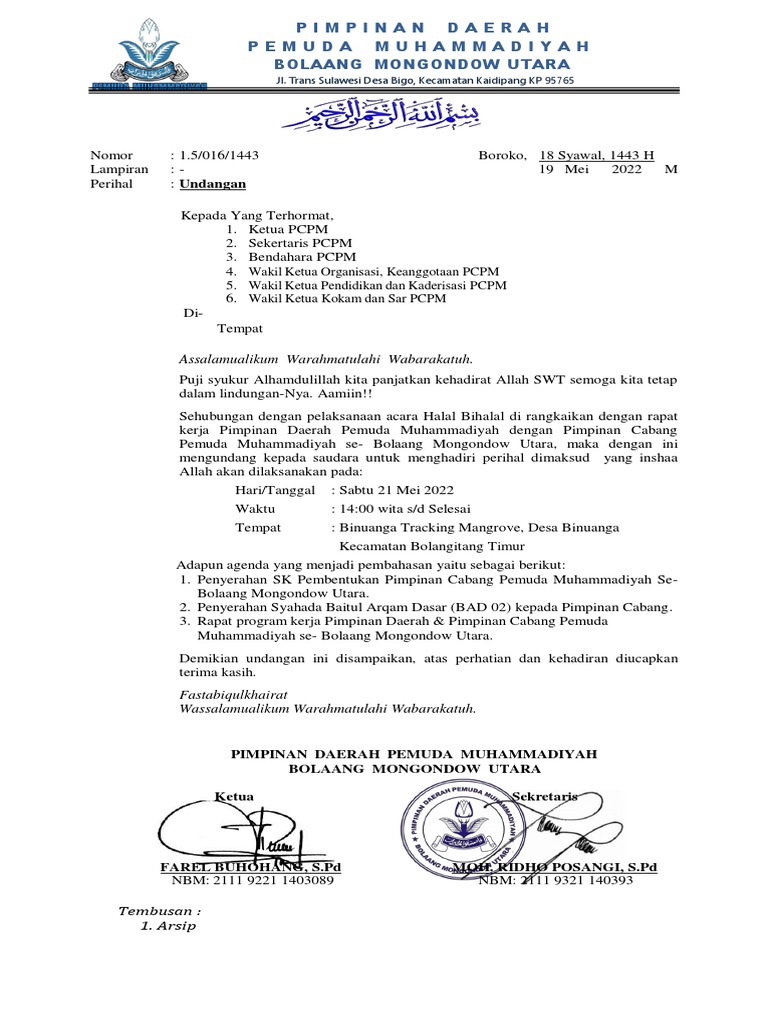 Rapat Pembentukan PCPM | PDF