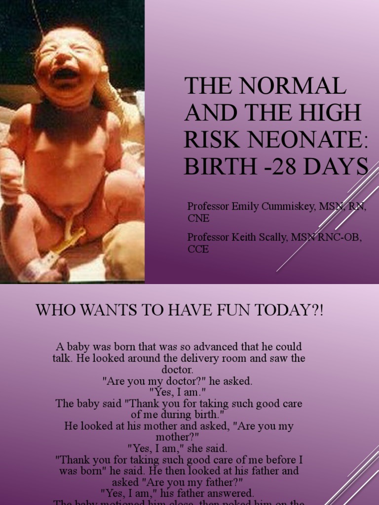 Newborn Care: Normal vs. High Risk | PDF | Breastfeeding | Preterm Birth