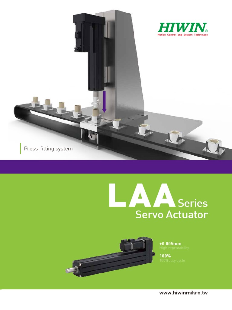 HIWIN Linear Servo Actuator - Brochure (En) | PDF | Servomechanism ...