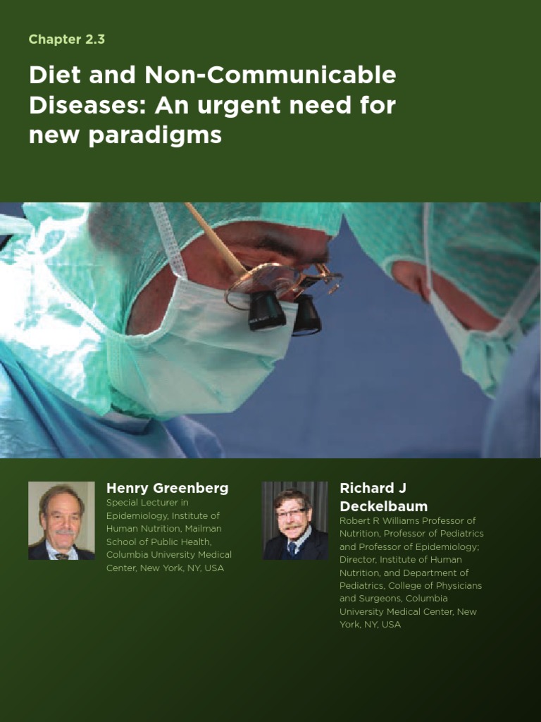 NCD and Nutrition | PDF | Non Communicable Disease | Cardiovascular ...