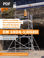 Mobile Access and Working Made of Prefabricated: BS EN 1004-12020 | PDF ...