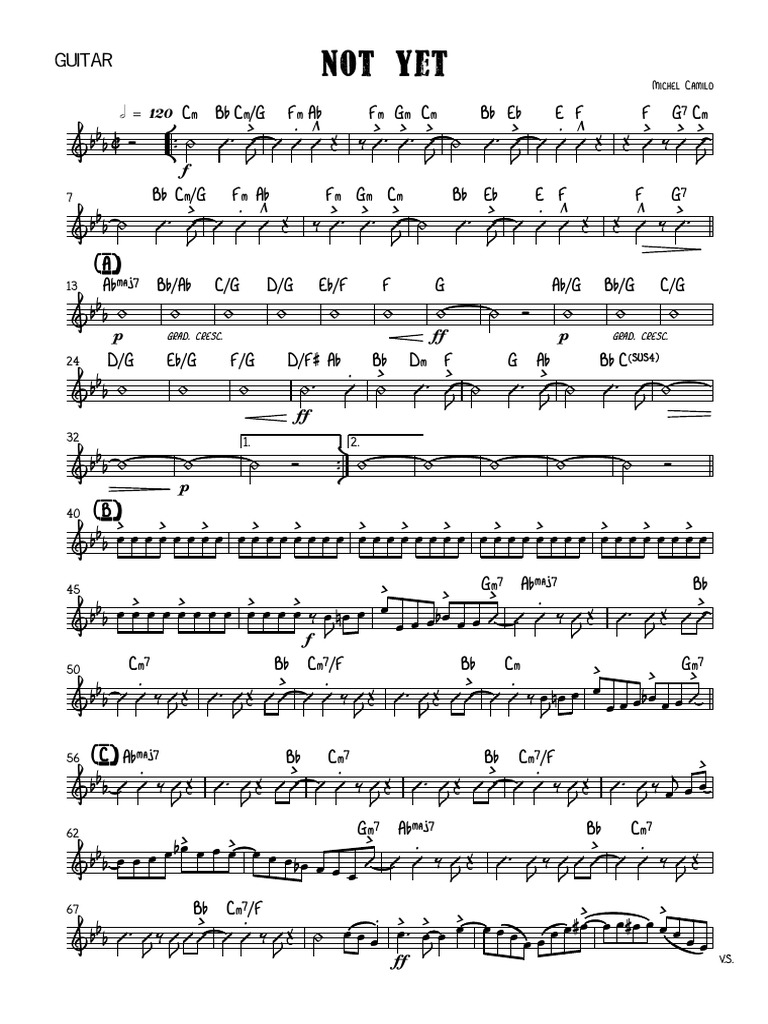 Not Yet Guitar | PDF