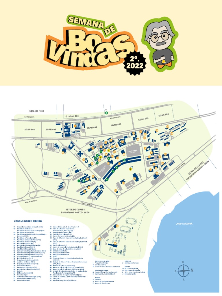 Mapas Unb Como Se Localizar Nos Campi2 | PDF