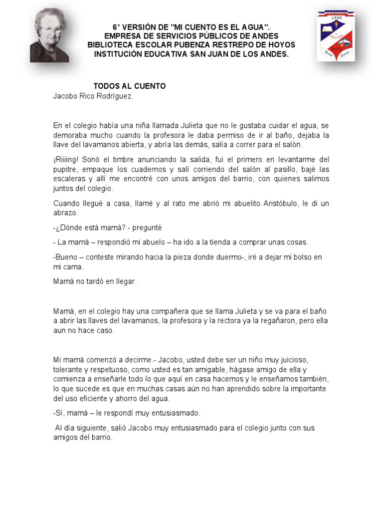 Cuento Jacobo Rico Rodriguez | PDF