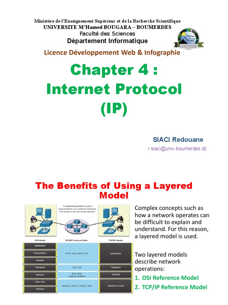 Chapter 4 - IP (Part1) | PDF | Internet Protocol Suite | Ip Address