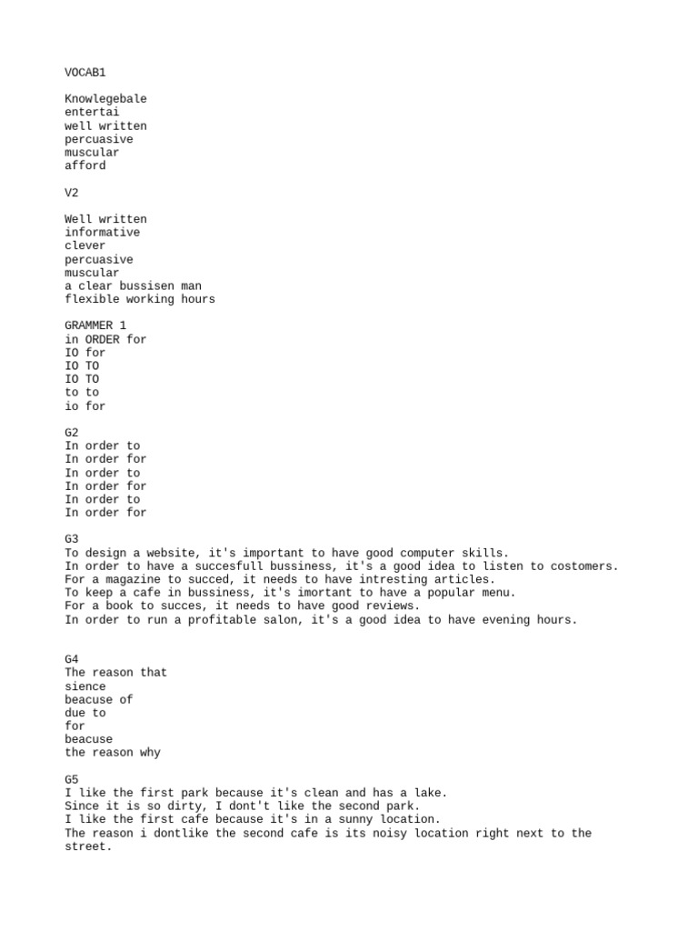 Unit 12 Workbook | PDF