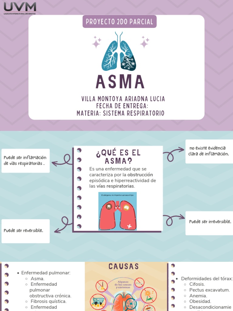 Tipos y síntomas del asma | PDF | Asma | Alergia
