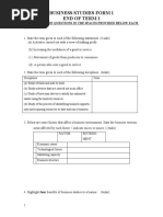 English Form 1 - Question Paper | PDF | Hospital | Pneumonia