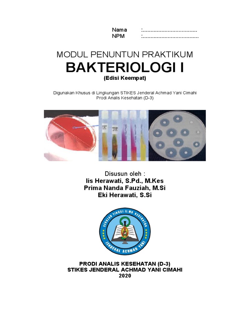 Modul Bakteriologi 1 Edisi Ke-4-2020 | PDF