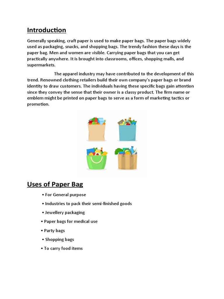 Paper Bag | PDF | Plastic | Paper