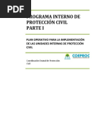 Guía para Elaboración Del Programa Interno de Protección Civil | PDF | Defensa Civil | Gestión ...