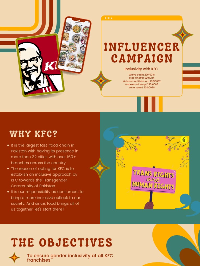 Influencer Marketing - KFC Campaign | PDF | You Tube | Public Sphere