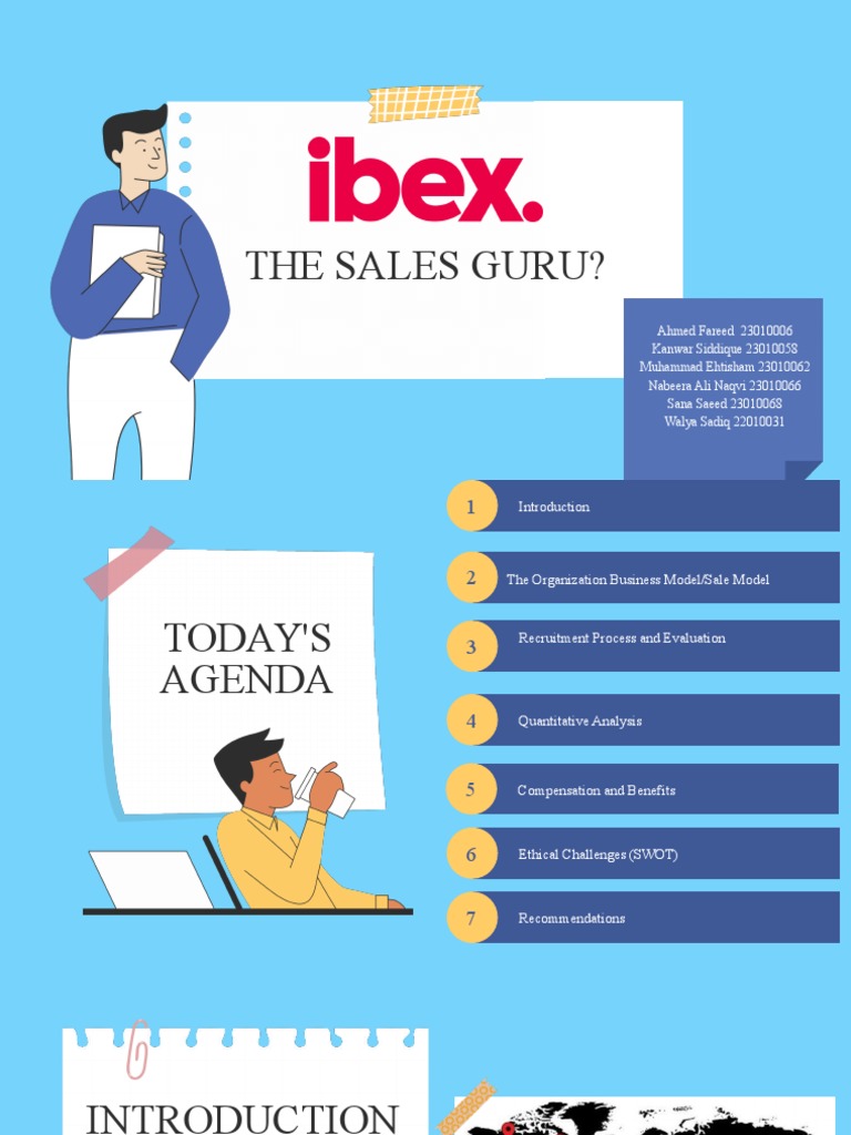 Sales Force Management - Ibex Global Project Report | PDF | Recruitment | Economies