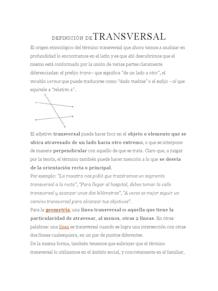 Definición de Transversalidad | PDF | Política del ala izquierda | Ideologías