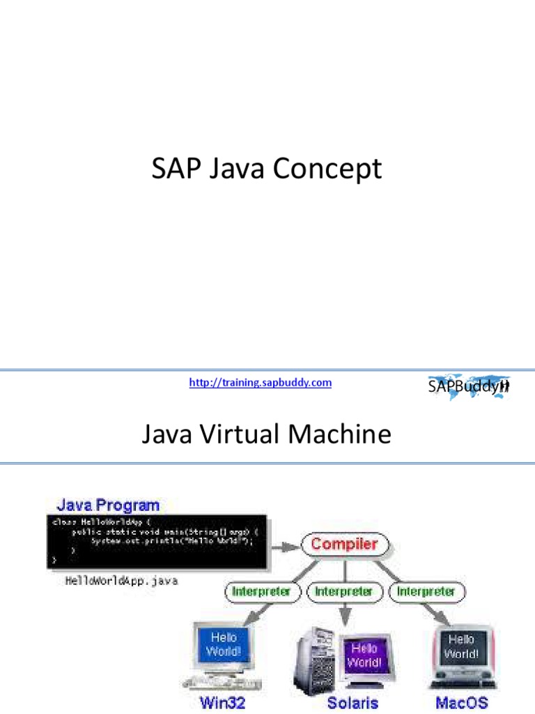 1.1 3.1 SAP Java Concept | PDF | Computers