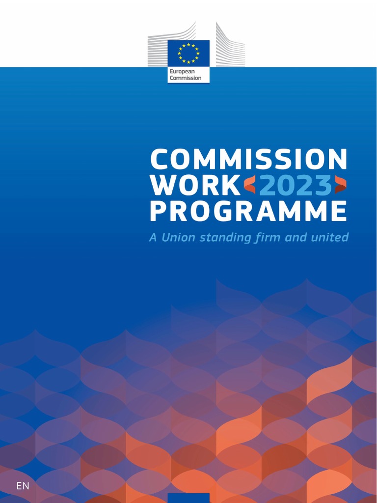 Commission Work Programme 2023 1666174177 | PDF | European Union | Sustainability
