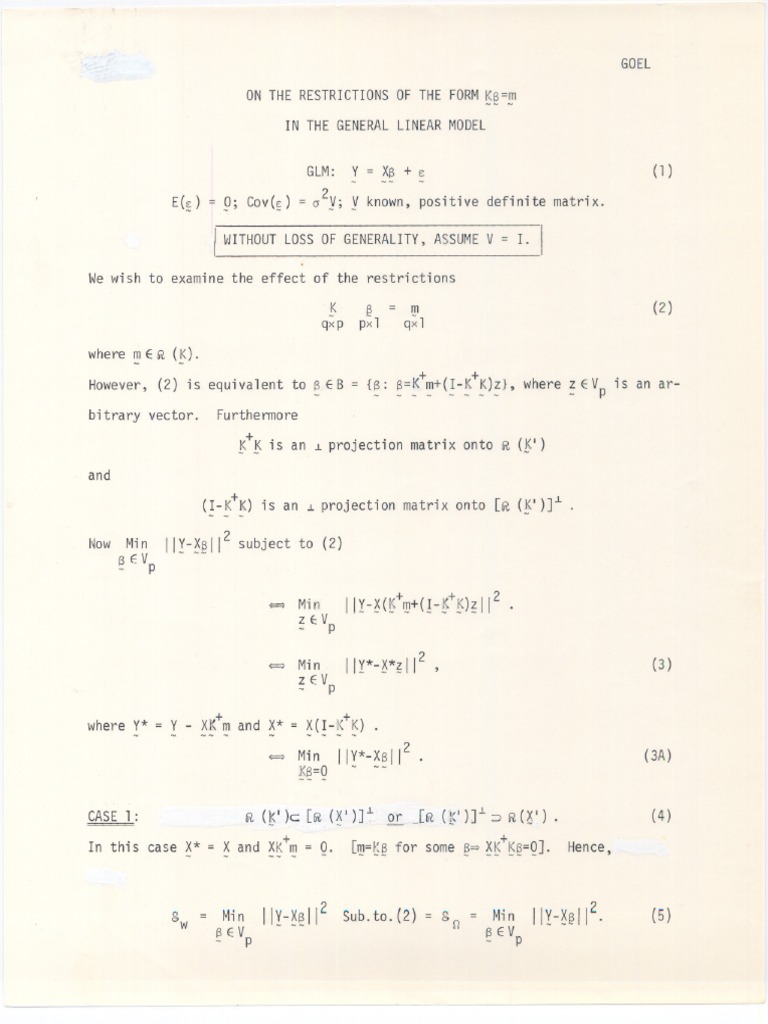 GLM Lec 6 | PDF | Mathematical Analysis | Mathematics GLM Lec 6 | PDF | Mathematical Analysis | Mathematics