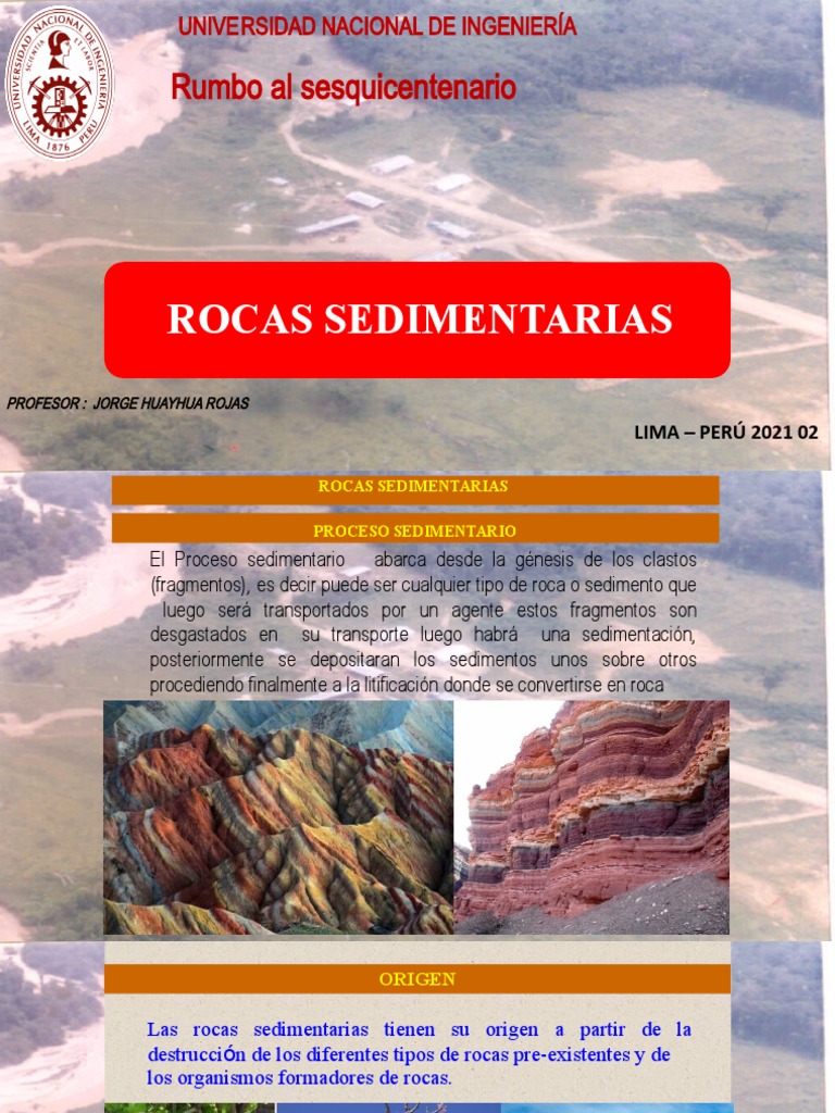 Pract. Rocas Sedimentarias | PDF | Roca (geología) | Roca clástica