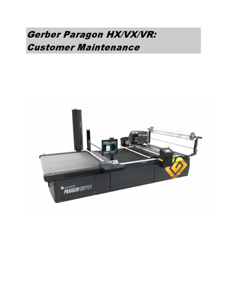 Paragon HX Customer Maintenance Manual Rev A | PDF | Bearing ...