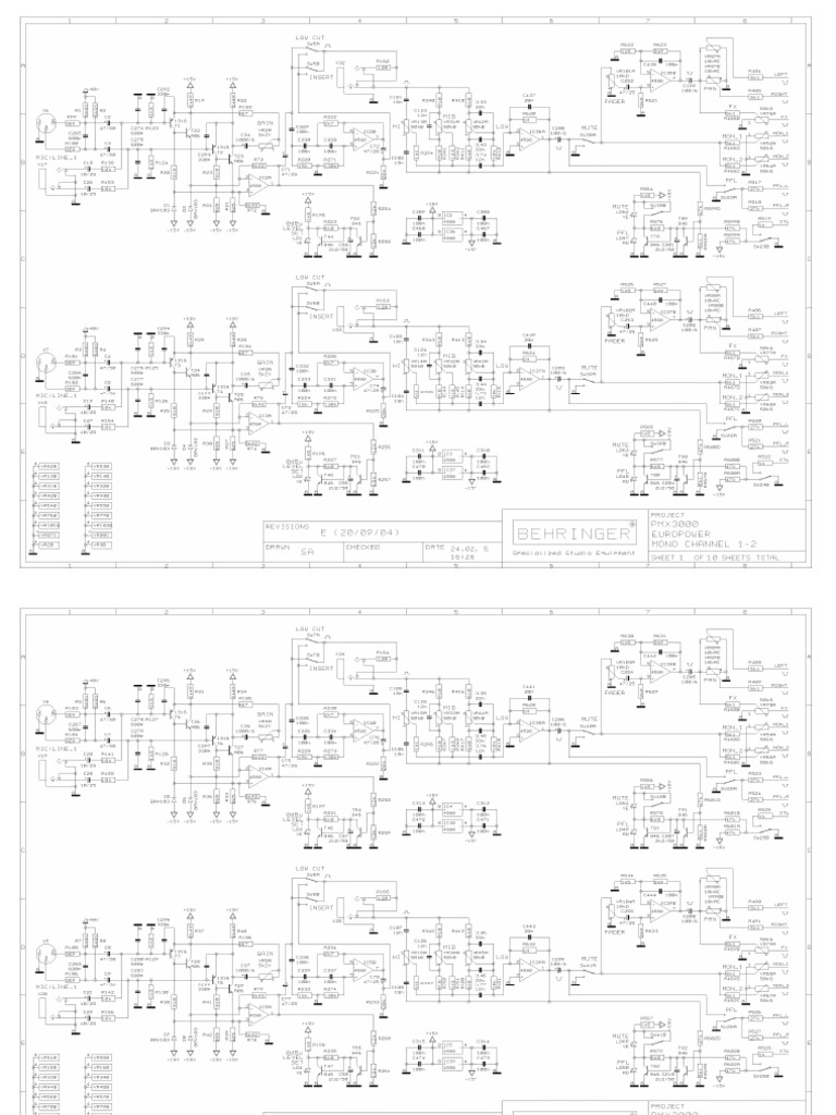 PMP 3000 Schematics REV E | PDF